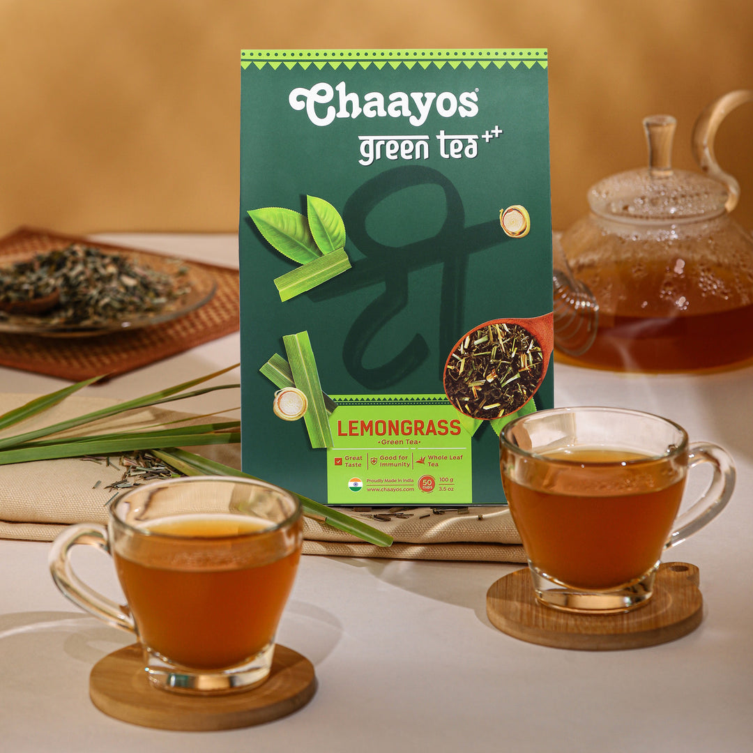 Buy Chaayos lemongrass Green Tea Online - Chaayos Bazaar