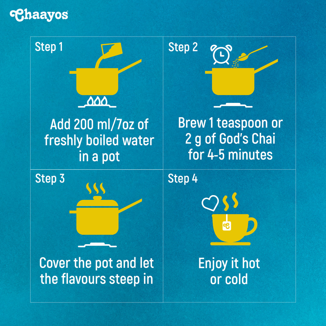 God's Chai Herbal Tea - 100g – Chaayos